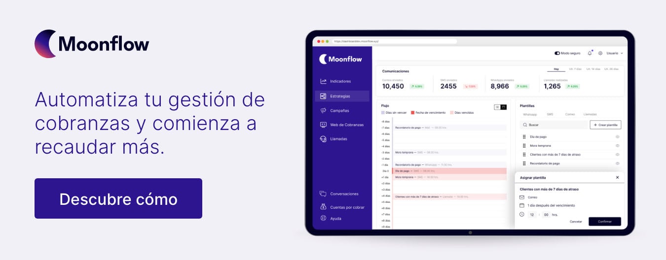 10 claves para mejorar la gestión de cobranzas - Moonflow